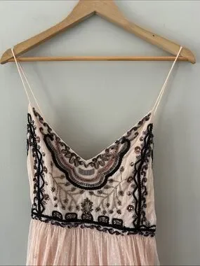 Free People | Dresses | Free People Wildflower Festival Chic Bead ...